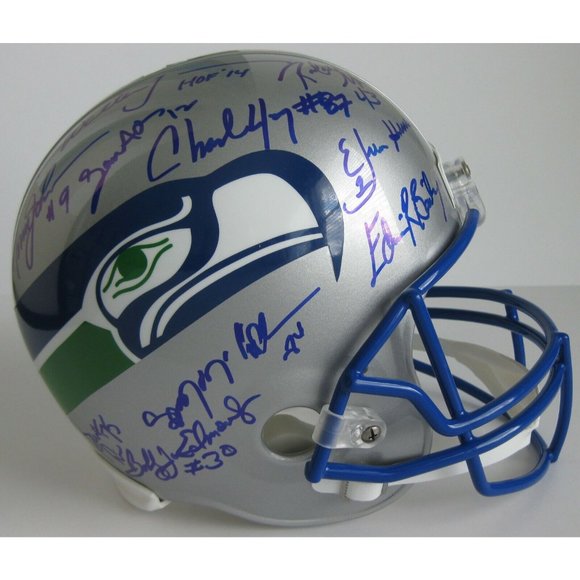 Other | Seattle Seahawks Legends Signed Autographed Full Size Football ...